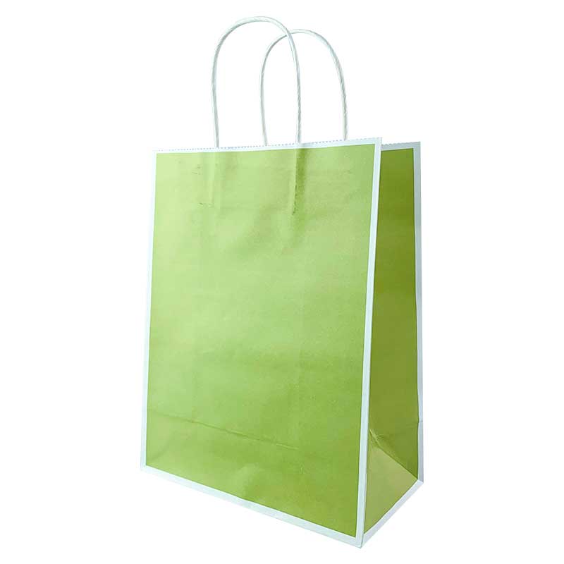 Custom Design Kraft Paper Bag Printed with Paper Handle - Custom ...